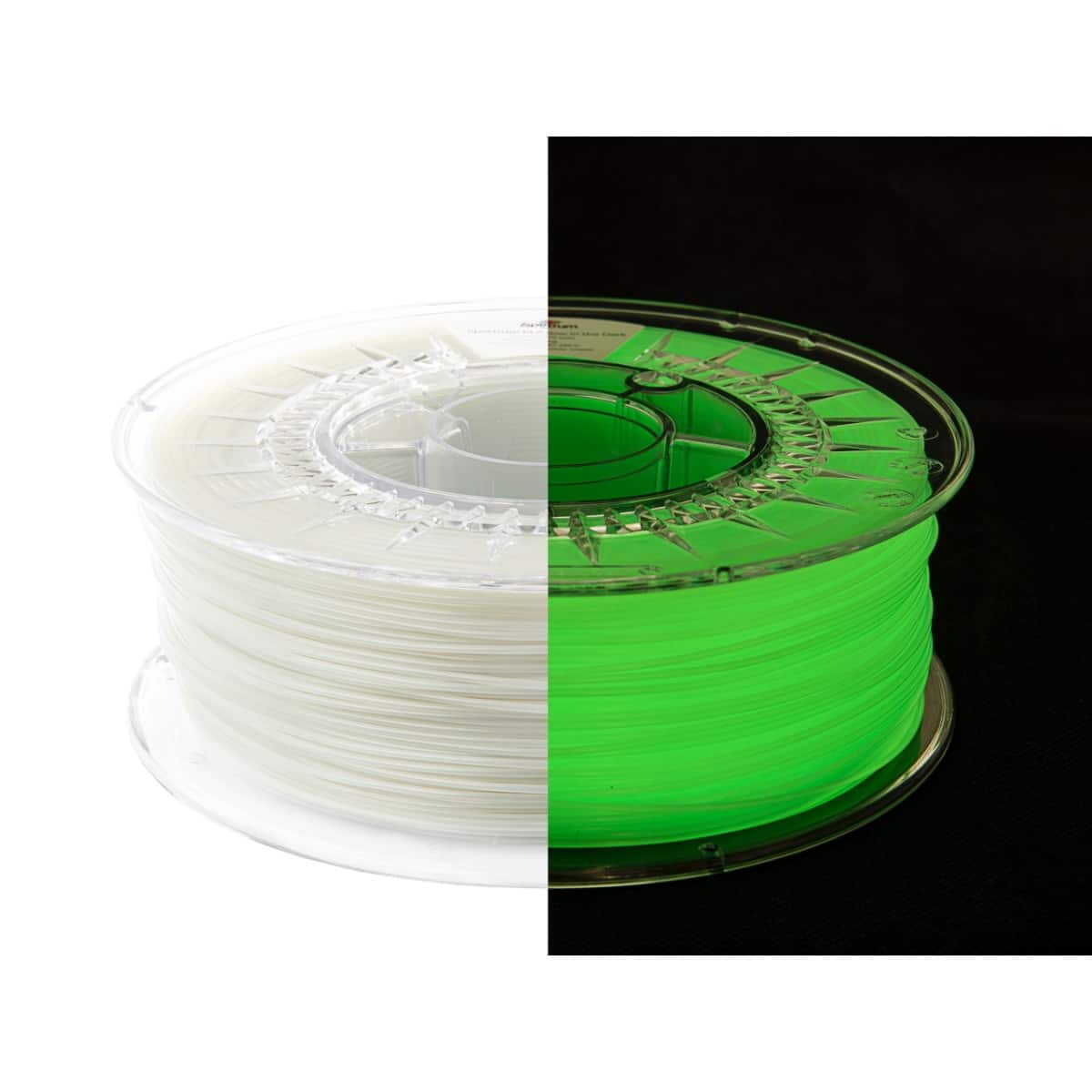 Køb Spectrum Filaments - PLA Glow In The Dark - 1.75mm - Yellow/Green ...