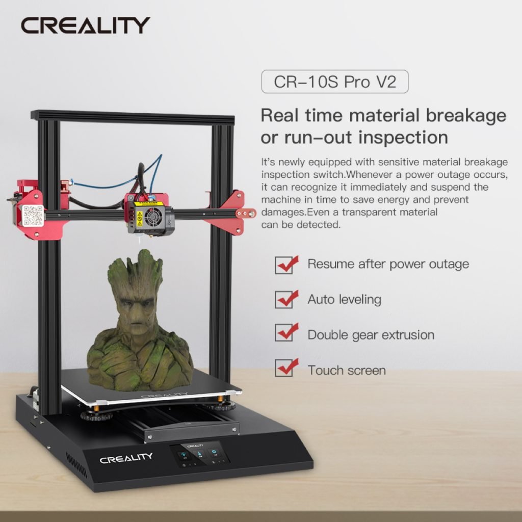 Køb Creality 3D CR-10S Pro - Hurtig Levering & Fri Fragt